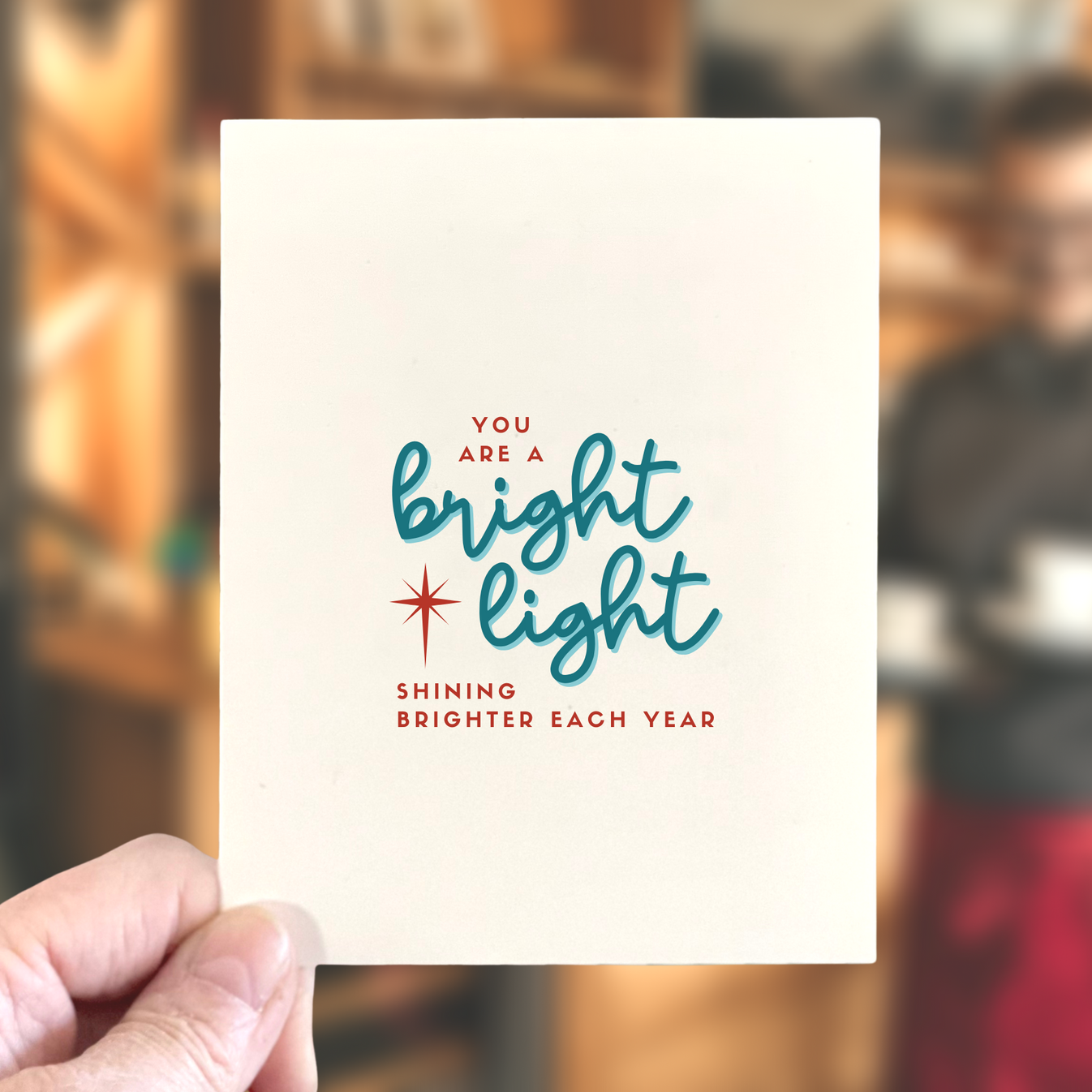 You Are a Bright Light - Age-positive Birthday Card – Age-Friendly Vibes