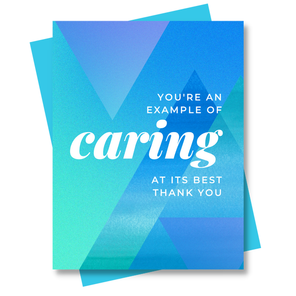 You're an example of caring at it's best. Thank you. Caregiver appreci ...