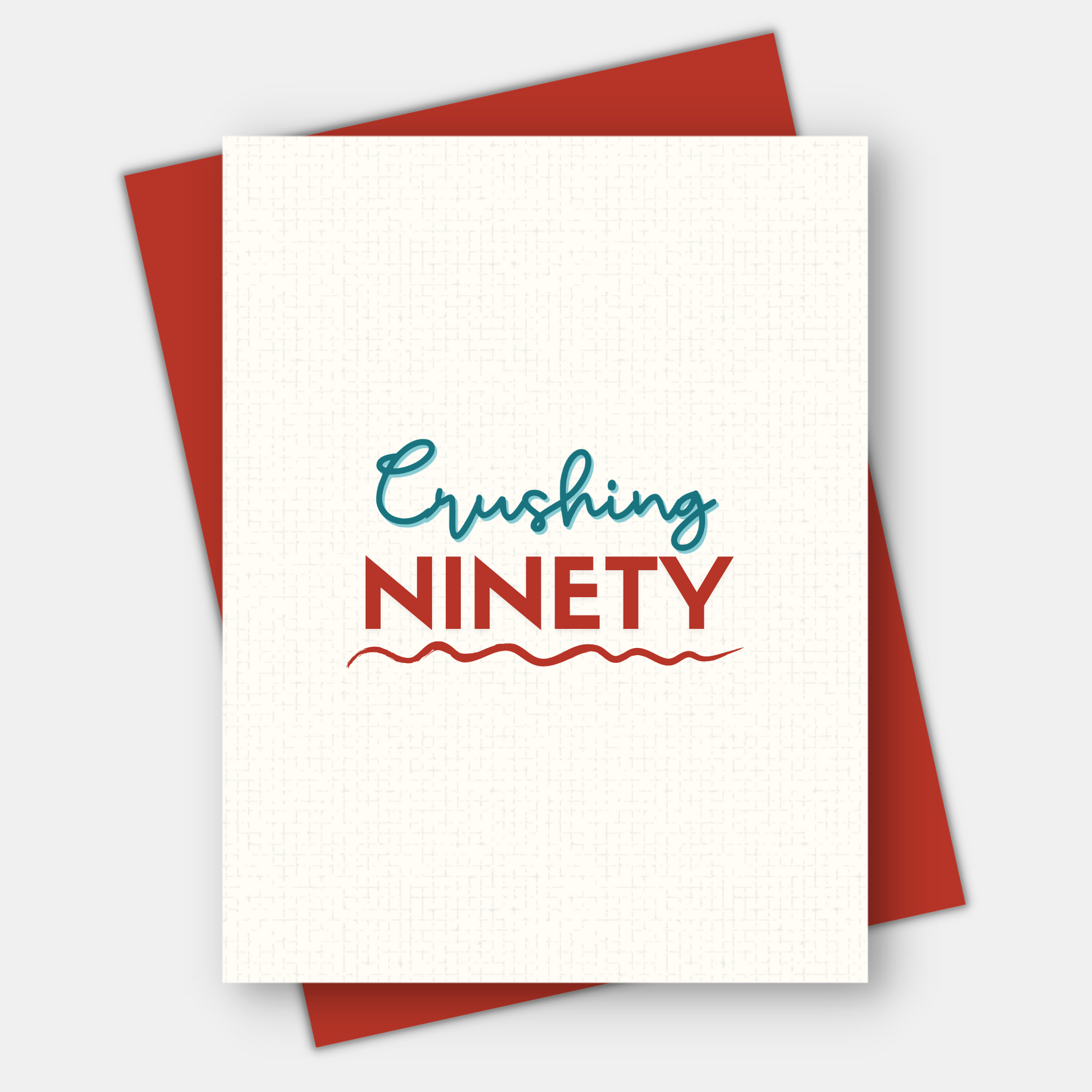 Crushing 50th, 60th, 70th, 80th, 90th, or 100th Birthday Card – Age ...